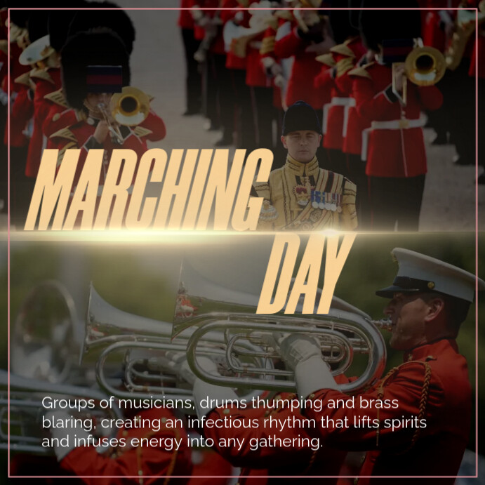 Marching Band Day Instagram Post Template | PosterMyWall