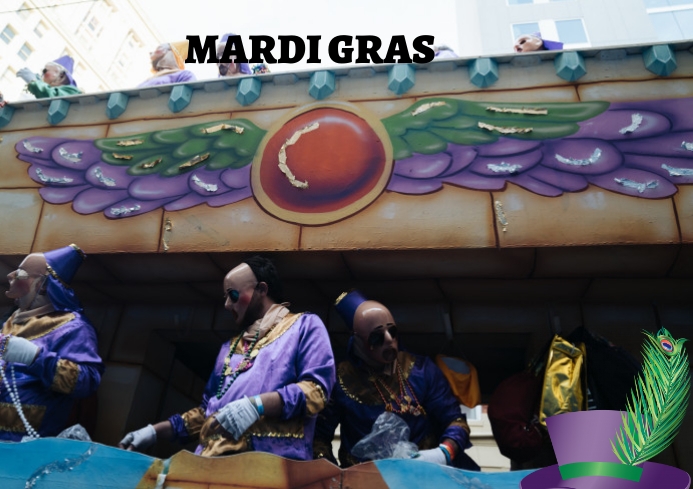 MARDI GRAS Template | PosterMyWall