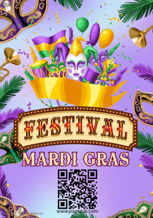mardi gras festival Template | PosterMyWall