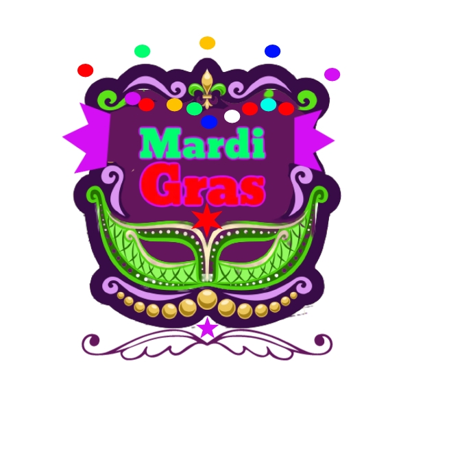 Mardi gras logo Template | PosterMyWall