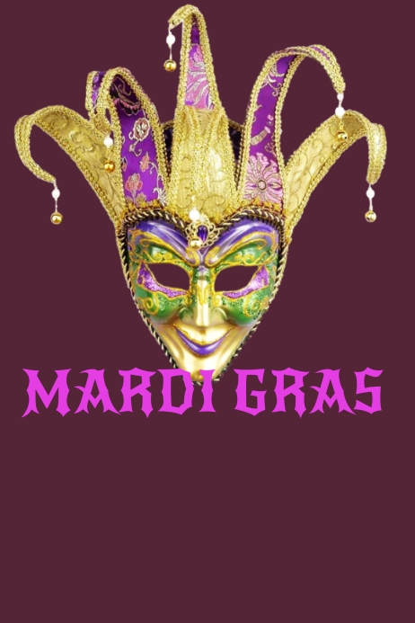 MARDI GRAS POSTER TEMPLATE | PosterMyWall