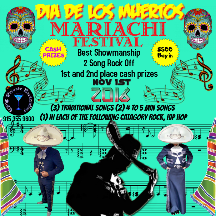 Mariachi Festival Template | PosterMyWall
