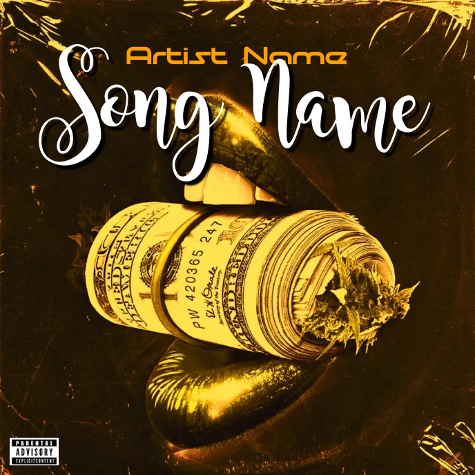 marijuana Cover Album music art trap mixtape Template | PosterMyWall