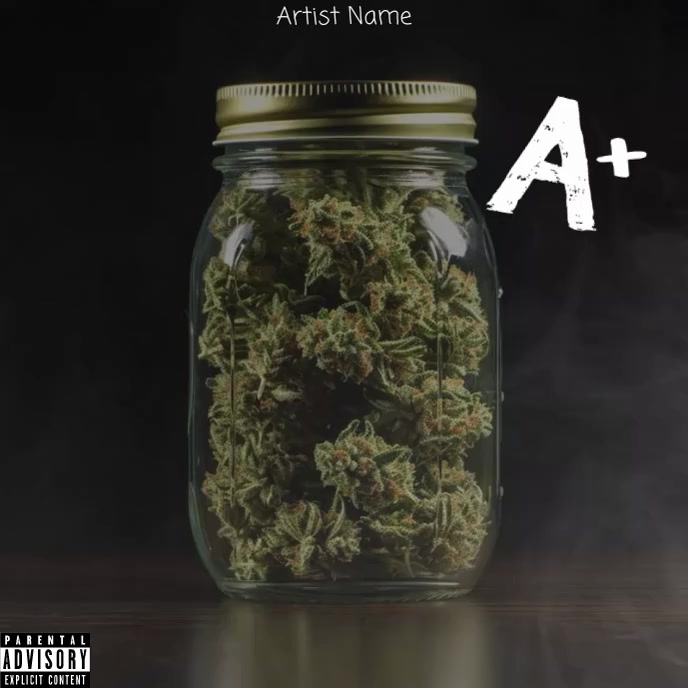 marijuana kush weed pot Album Cover Design Template | PosterMyWall