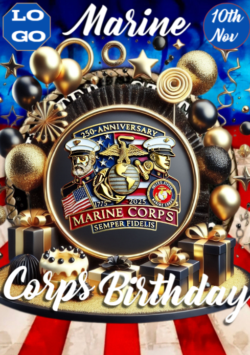 Plantilla de Marine Corps birthday | PosterMyWall