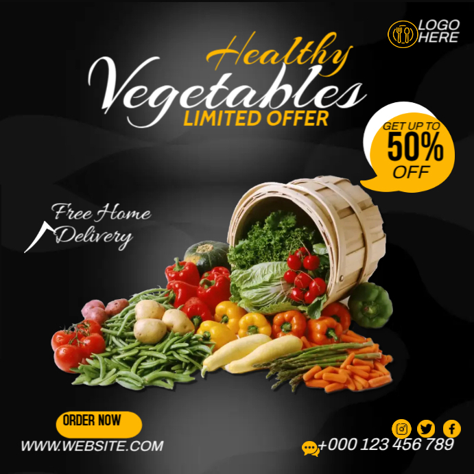 Market Cover Photo Template | PosterMyWall