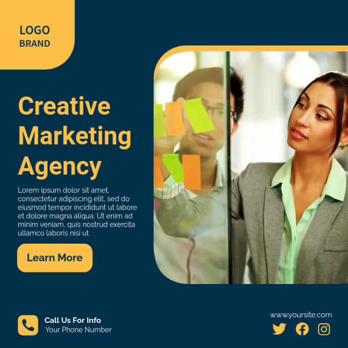 Copy of Marketing Agency Instagram Post | PosterMyWall