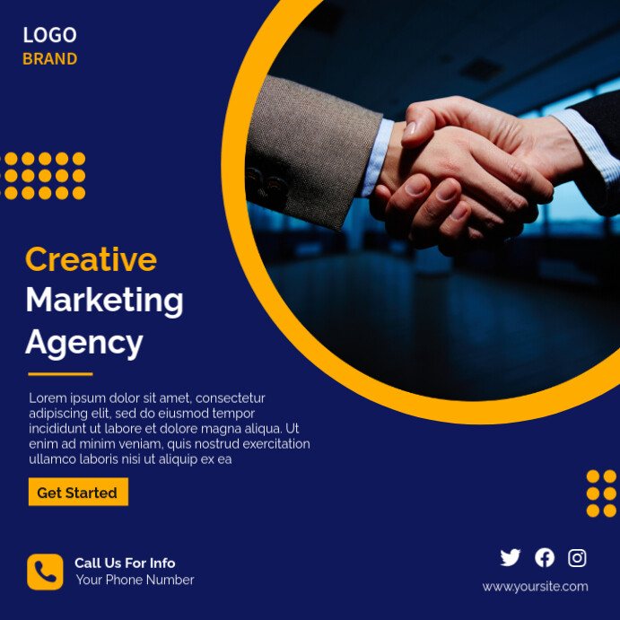 Copy of Marketing Agency Instagram Post | PosterMyWall