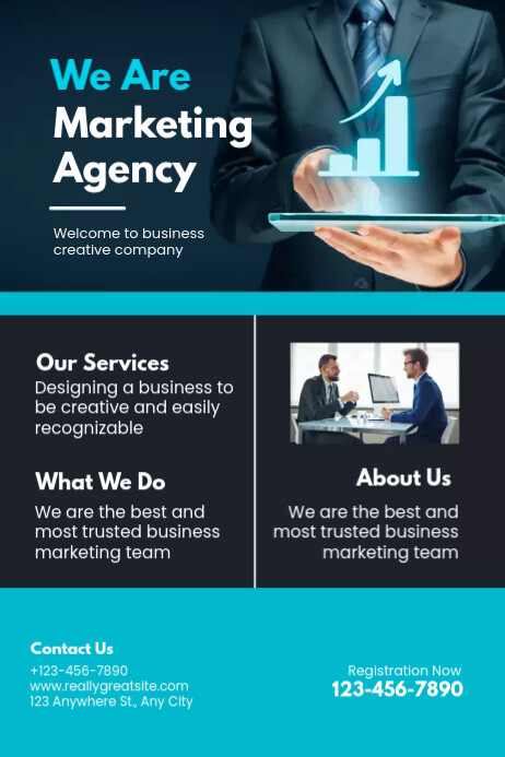 Marketing Agency Poster Template | PosterMyWall
