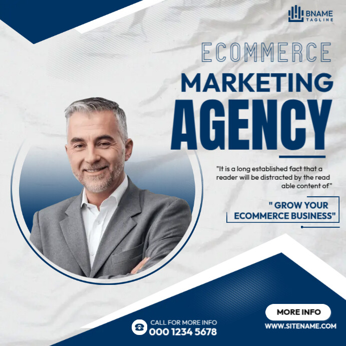 Marketing Agency Square Ads Template | PosterMyWall