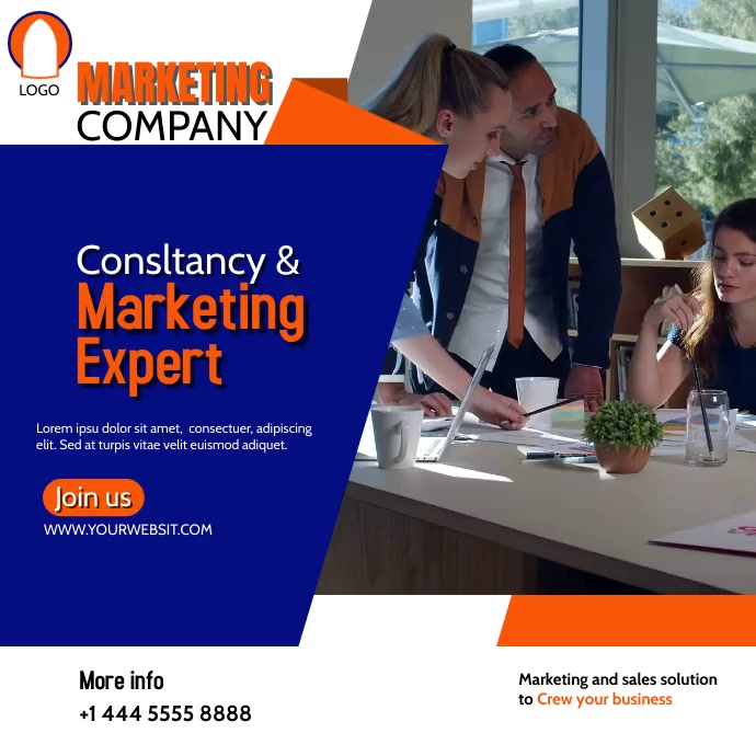 Copy of marketing and consultancy firm flyer template | PosterMyWall