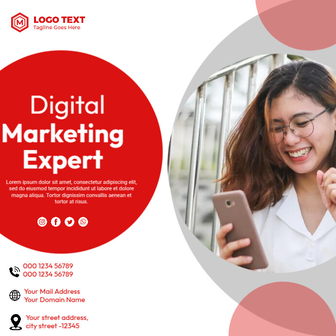 Marketing Digital Expert Template | PosterMyWall
