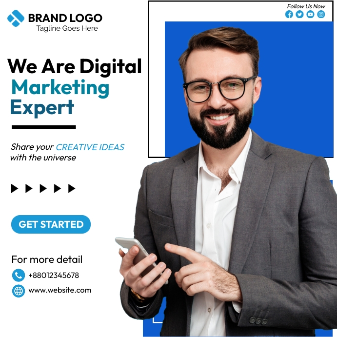 Copy of Marketing Expert Ads | PosterMyWall