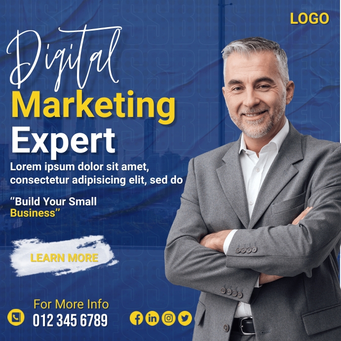 Copy of Marketing Expert Ads | PosterMyWall
