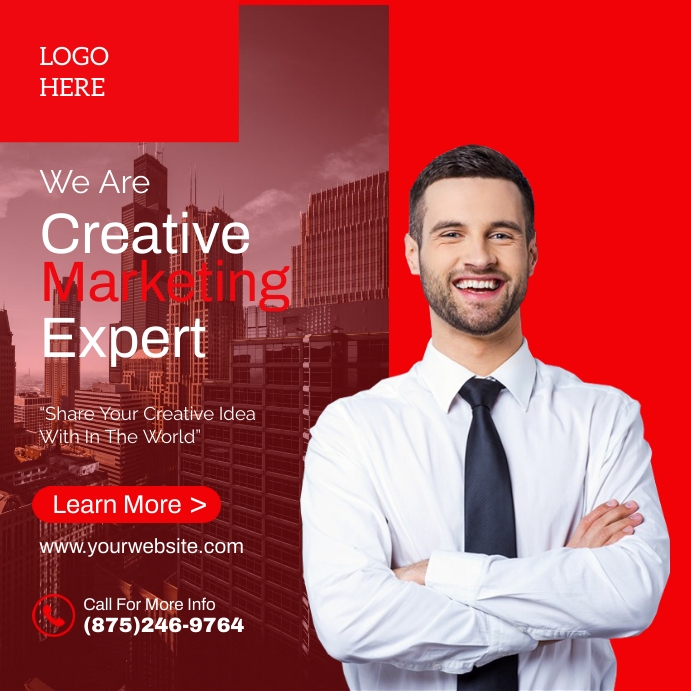 Marketing Expert Flyer Template | PosterMyWall