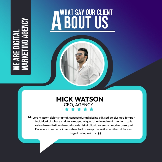 Marketing Feed back Template | PosterMyWall