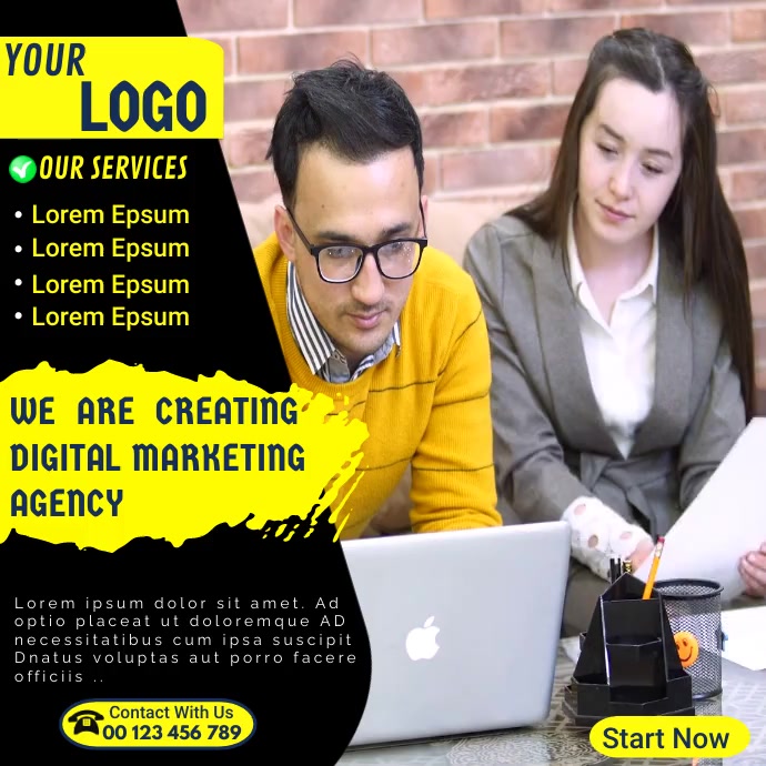 Marketing Flyer Ad video template | PosterMyWall