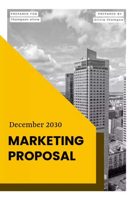Copy of Marketing Proposal Poster | PosterMyWall