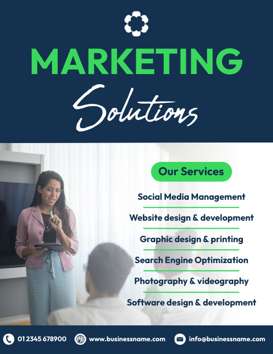 Copy of marketing solutions poster | PosterMyWall