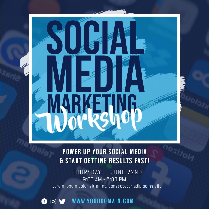 Copy of MARKETING SQUARE TEMPLATE.C | PosterMyWall