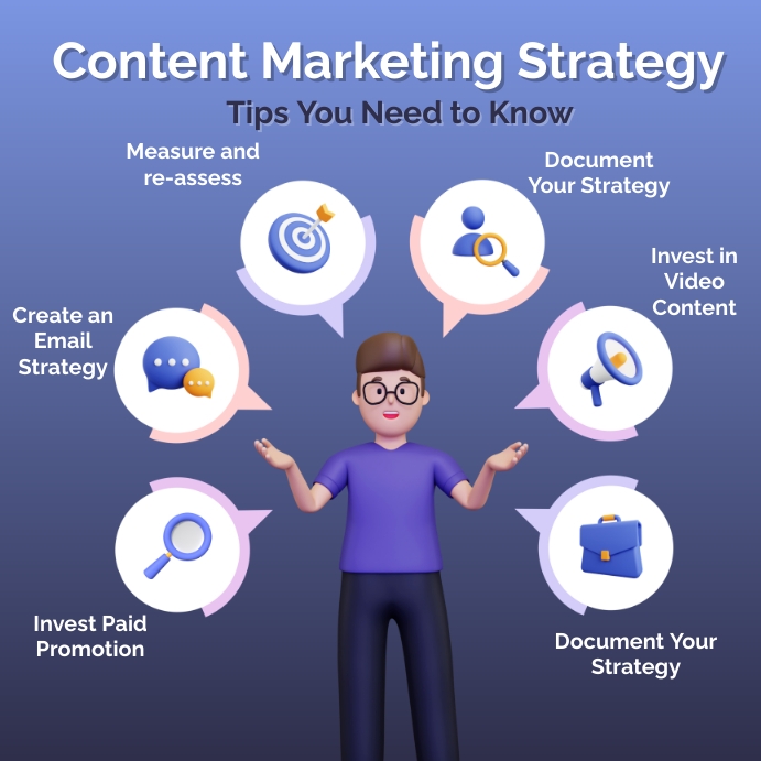 Plantilla de Marketing Strategy Infographics flyer | PosterMyWall