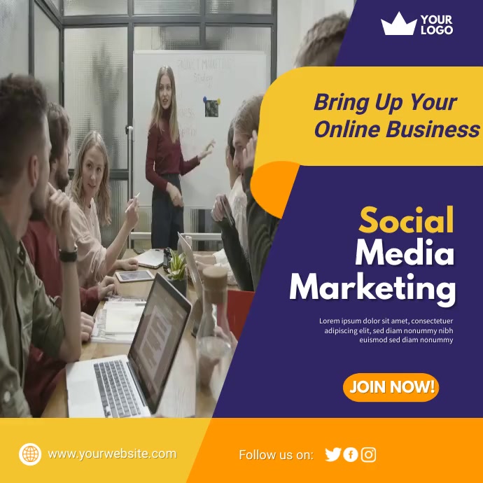 MARKETING VIDEO TEMPLATE.C | PosterMyWall