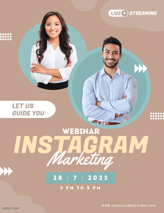 Marketing Webinar Flyer Template | PosterMyWall