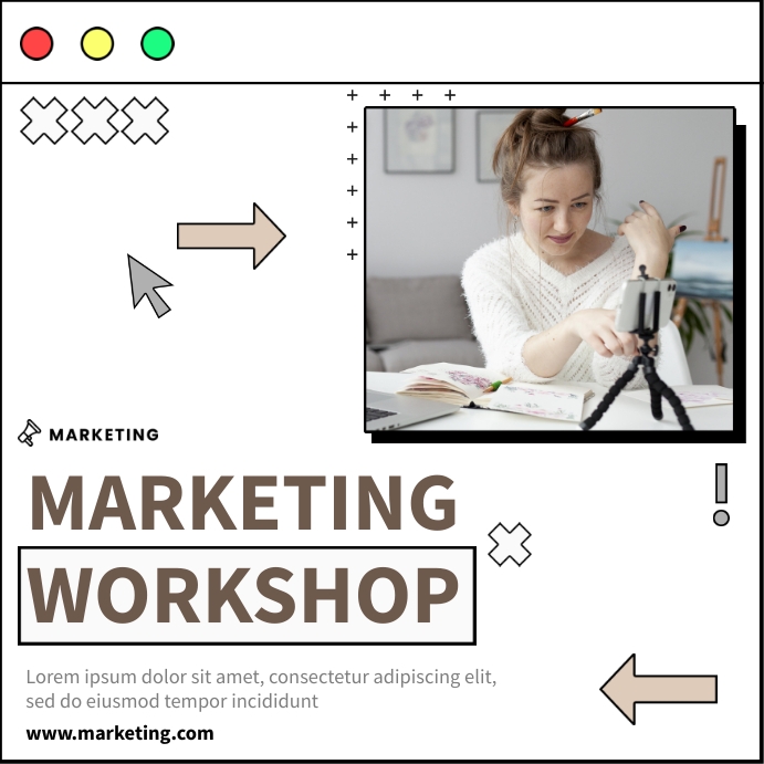 Copy of Marketing Workshop Ads | PosterMyWall