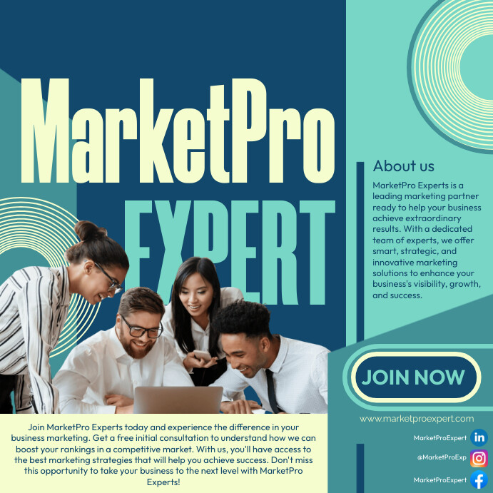 MarketPro Expert Template | PosterMyWall