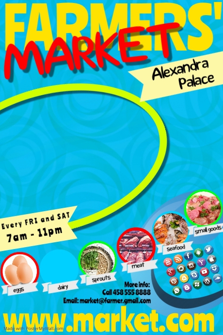 markets2 template | PosterMyWall