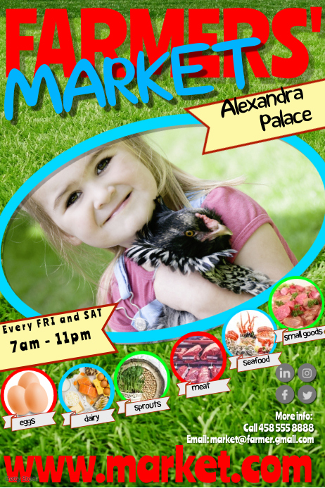 markets3 Template | PosterMyWall