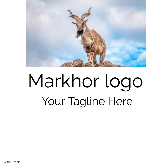 Markhor logo Templat | PosterMyWall