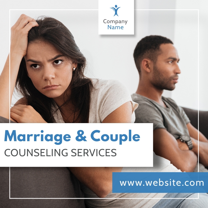 marriage and couples counseling advertisement Template | PosterMyWall