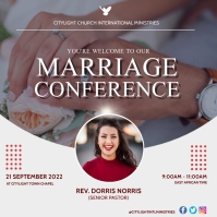 marriage conference flyer template | PosterMyWall