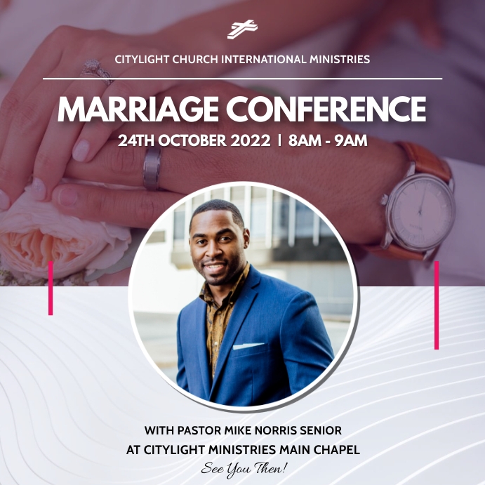 marriage conference church flyer template | PosterMyWall