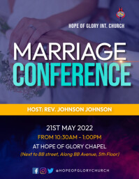 marriage conference Template | PosterMyWall