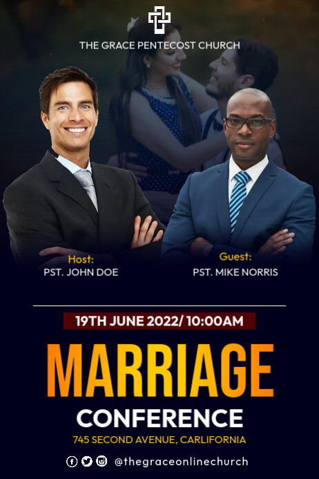 marriage conference Template | PosterMyWall