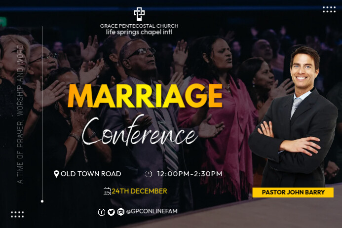 marriage conference Template | PosterMyWall