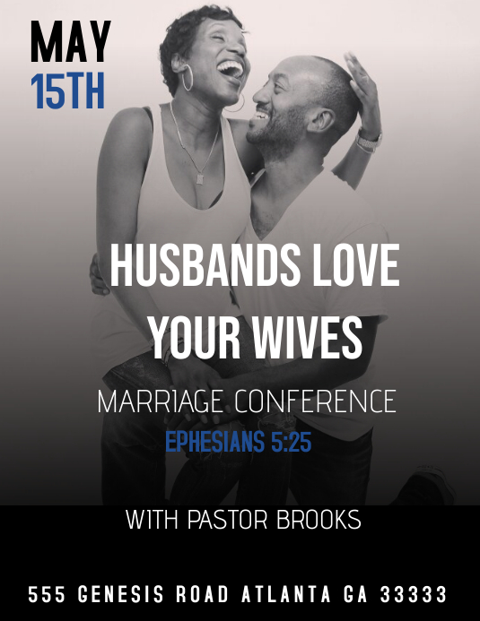 MARRIAGE CONFERENCE Template | PosterMyWall