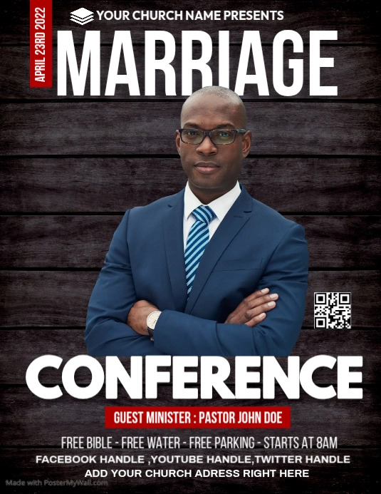 Copy of marriage conference | PosterMyWall