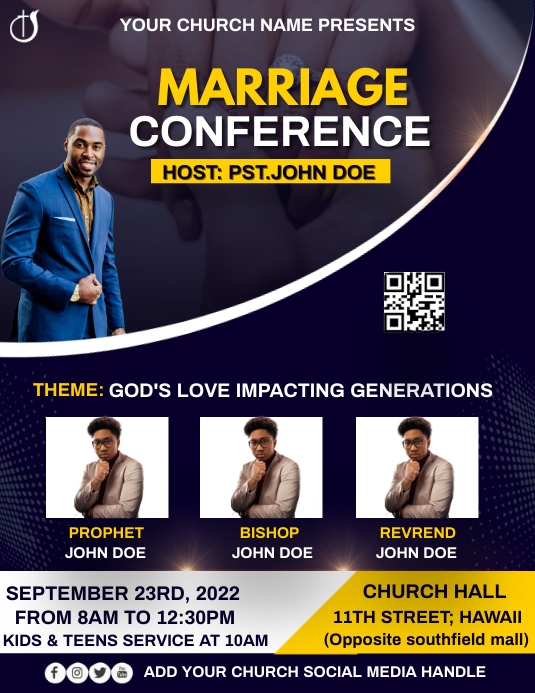 marriage conference Template | PosterMyWall