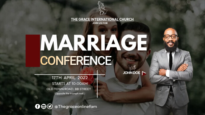 marriage conference Template | PosterMyWall