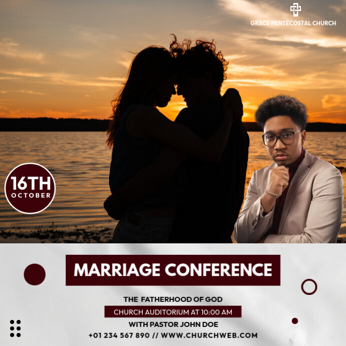 marriage conference Template | PosterMyWall