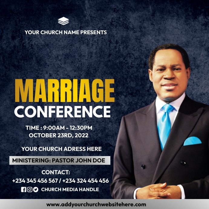 marriage conference Template | PosterMyWall