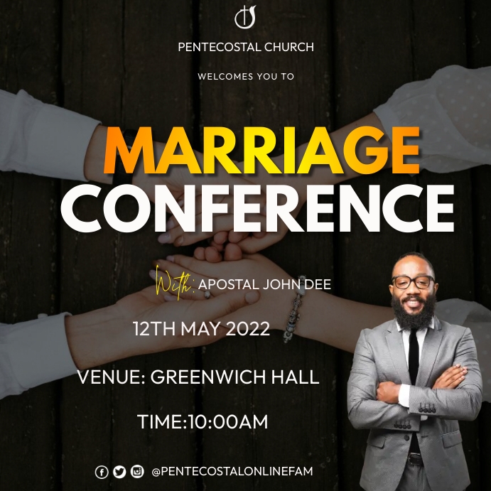 marriage conference Template | PosterMyWall