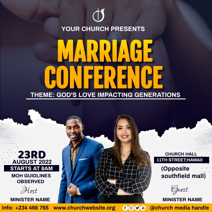marriage conference Template | PosterMyWall