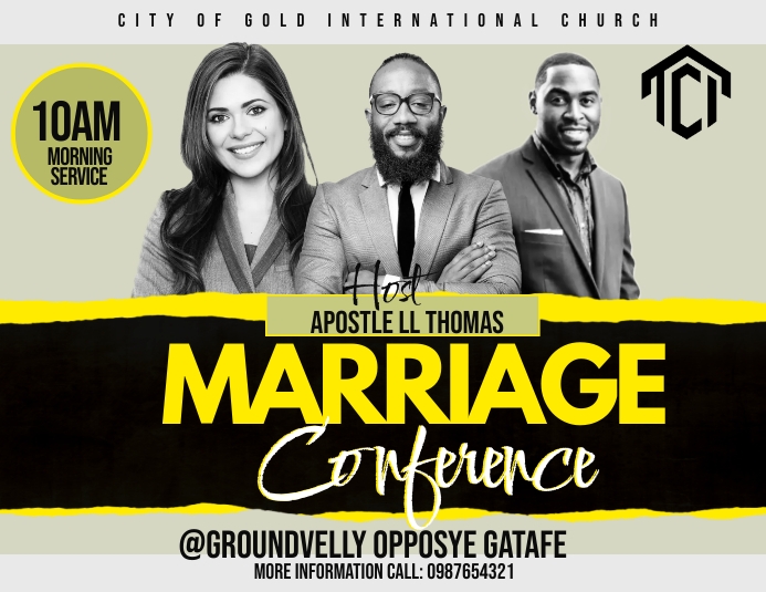 marriage conference Template | PosterMyWall