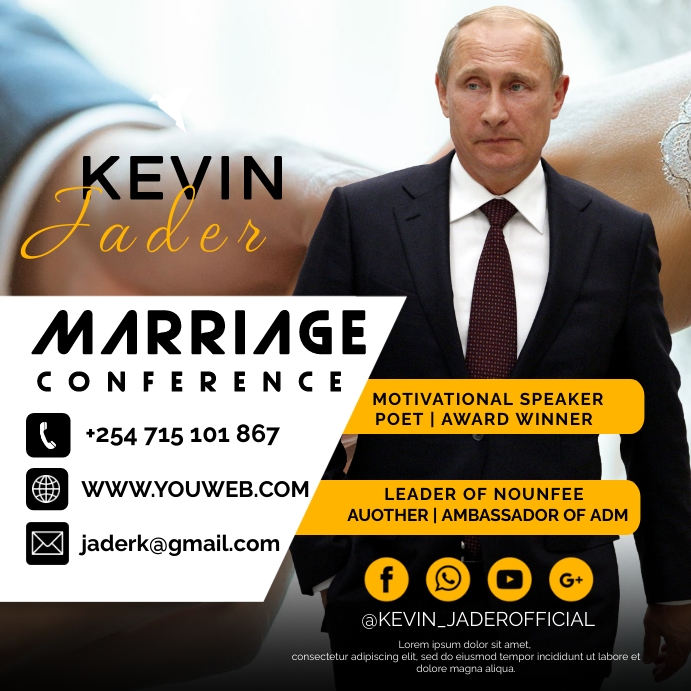 MARRIAGE CONFERENCE Template | PosterMyWall