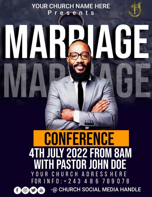 marriage conference Template | PosterMyWall