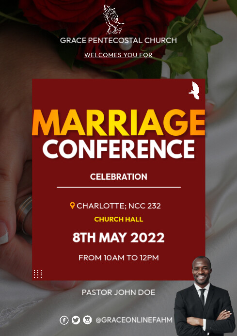 marriage conference Template | PosterMyWall